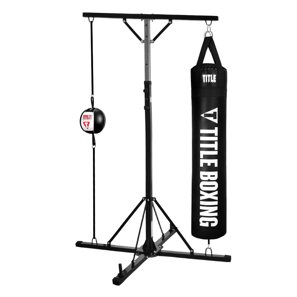 TITLE Boxing Double Trouble Heavy Bag Stand Bundle