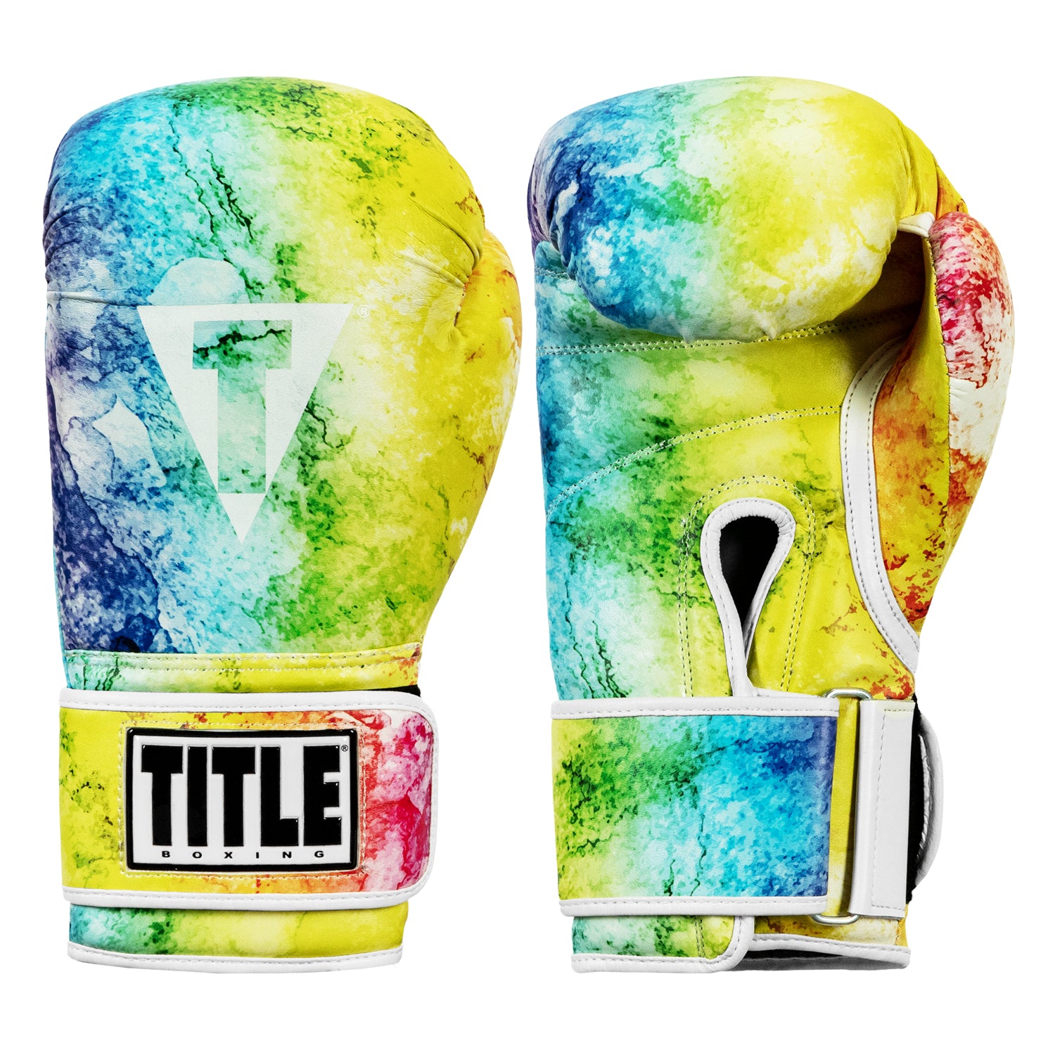 TITLE Boxing Limited Edition Tie Dye Bag Boxing Gloves