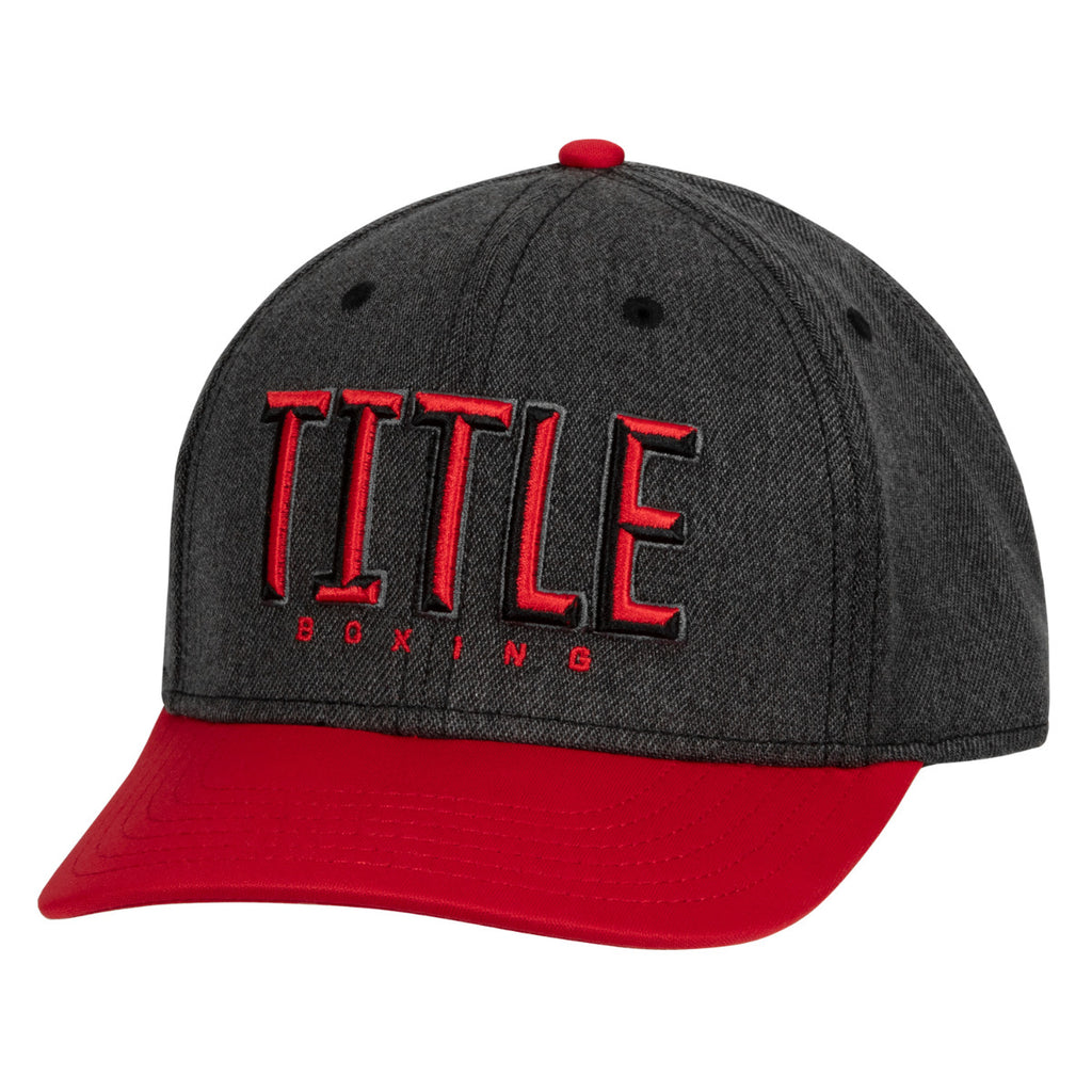TITLE Boxing Chiseled Flat Bill Adjustable Cap